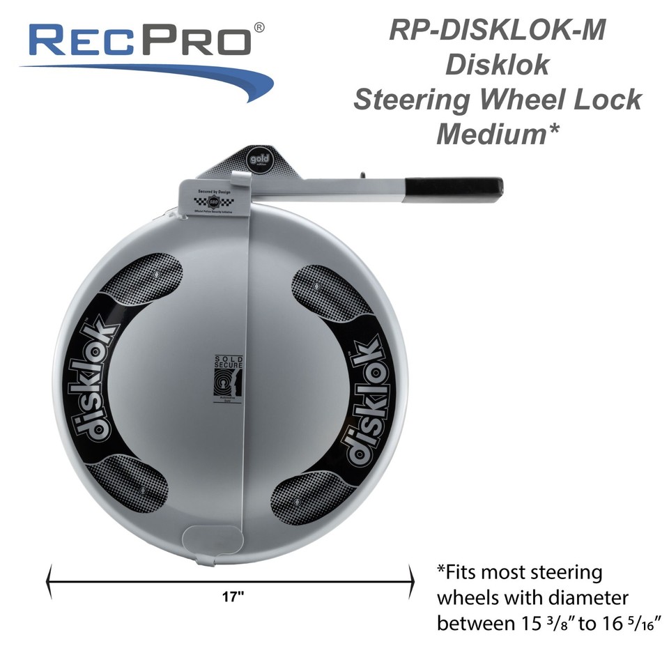 Disklok Security Device | Steering Wheel Lock | Full Cover | Thatcham ...