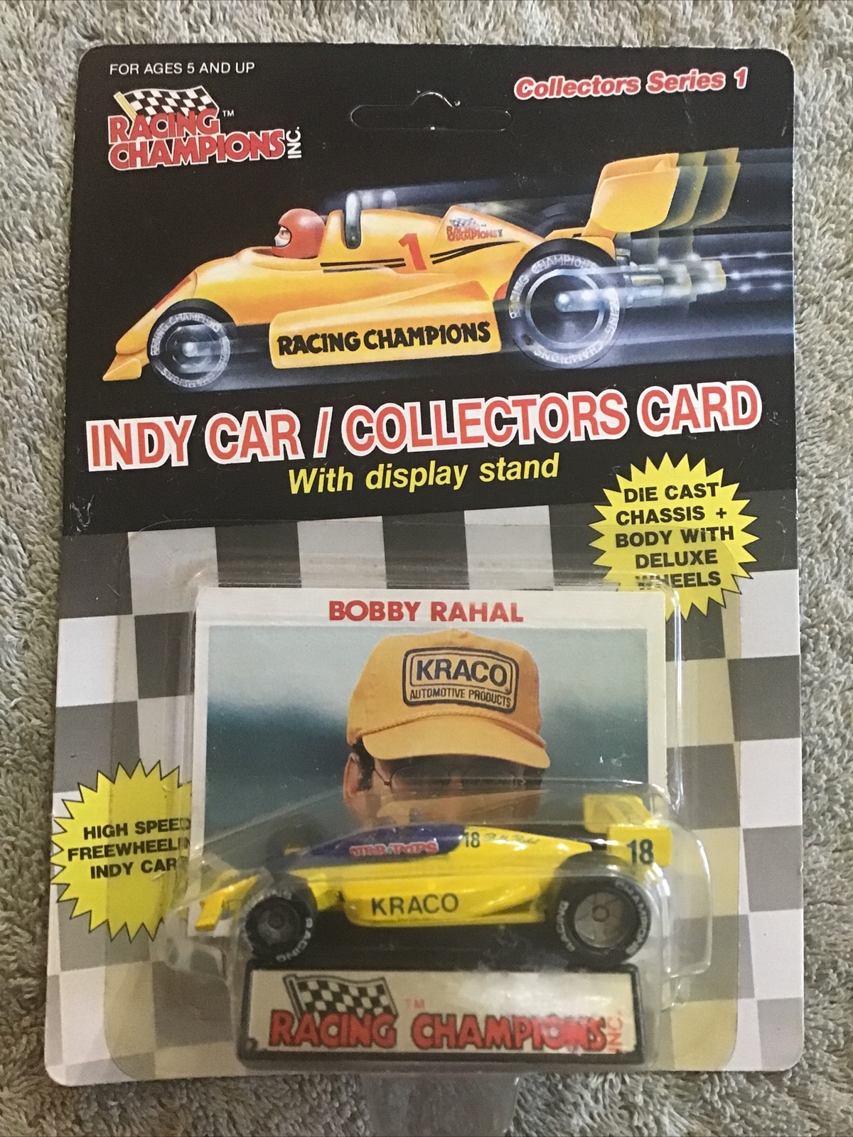 1989 Racing Champions BOBBY RAHAL #18 Kraco / Otterpops 1/64 Indy / F1 ...
