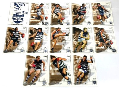 2002 SELECT AFL EXCLUSIVE TRADING CARD FULL BASE CARD TEAM SET-GEELONG ...
