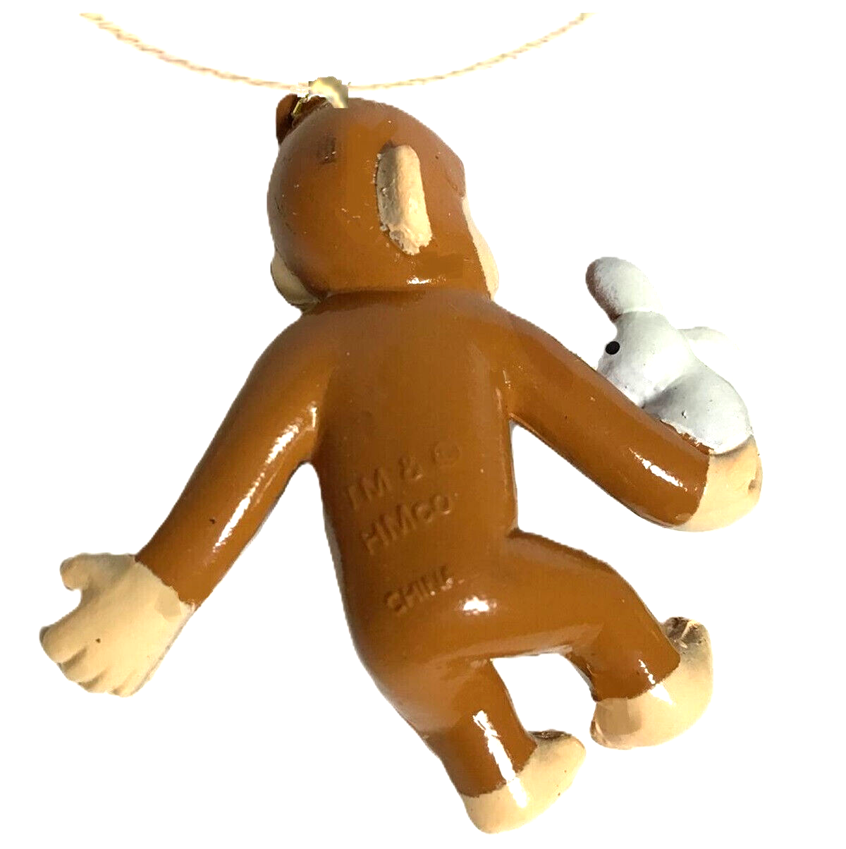 Funky CURIOUS GEORGE NECKLACE Mini Toy Figure Ape Monkey Charm Costume ...