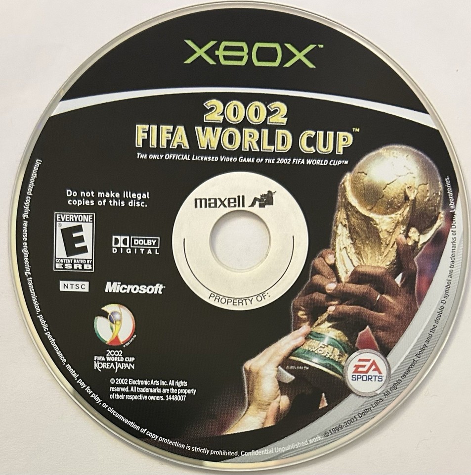 2002 FIFA World Cup (Microsoft Xbox) DISC ONLY | NO TRACKING | M862 ...