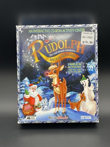 Rudolph The Red-Nosed Reindeer Magical Sleigh Ride WizardWorks MAC PC ...