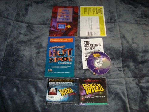 Vintage PC Game Space Quest 6: Roger Wilco in the Spinal Frontier CD ...
