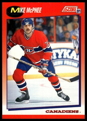 1991-92 Score Canadian Bilingual #147 Mike McPhee | eBay