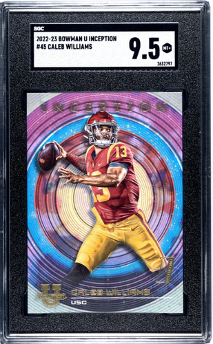 2022-23 Bowman University Inception #45 Caleb Williams SGC 9.5 | eBay