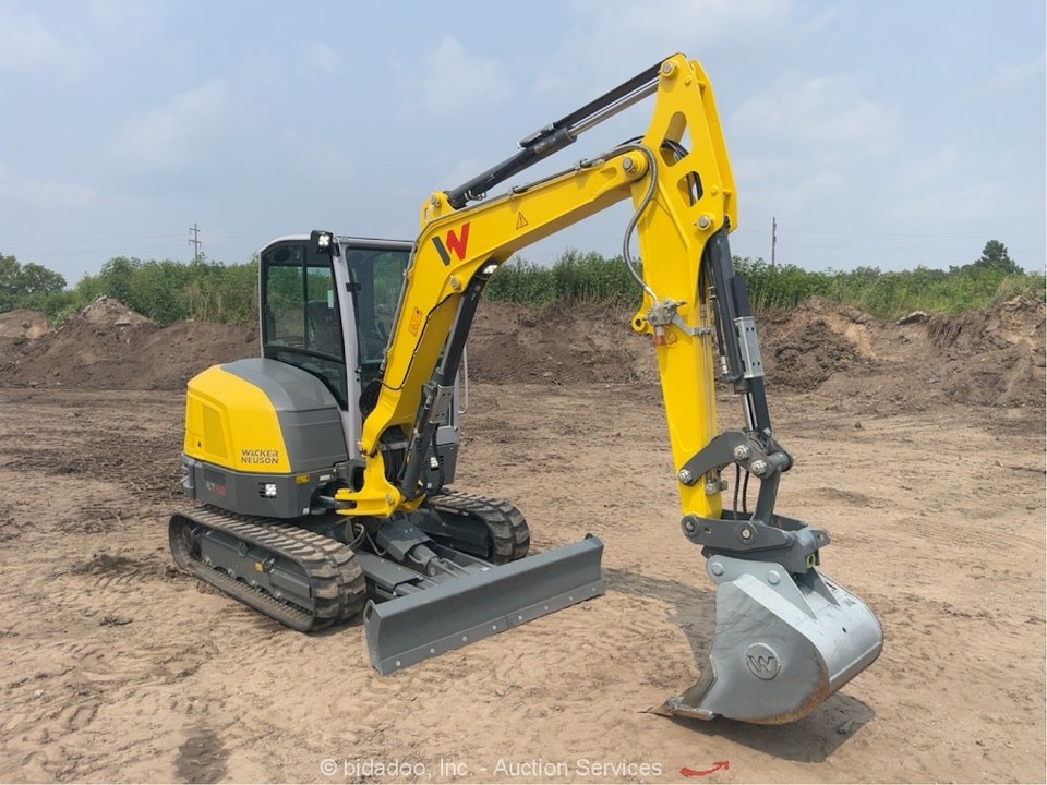 2022 Wacker Neuson ET42 Excavator Backhoe Cab Aux Hyd Thumb Kit LOW ...