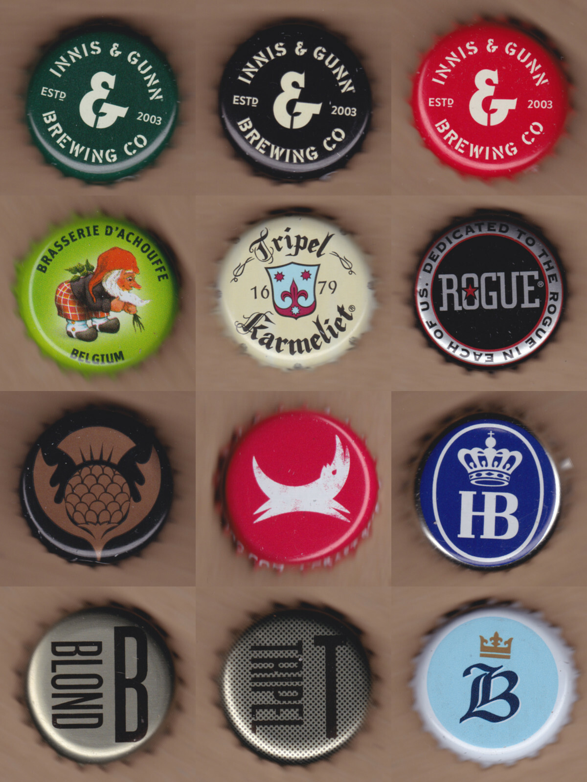 12 BEER BOTTLE CROWN CAPS, MACRO & MICRO (CRAFT) BREWERIES | eBay