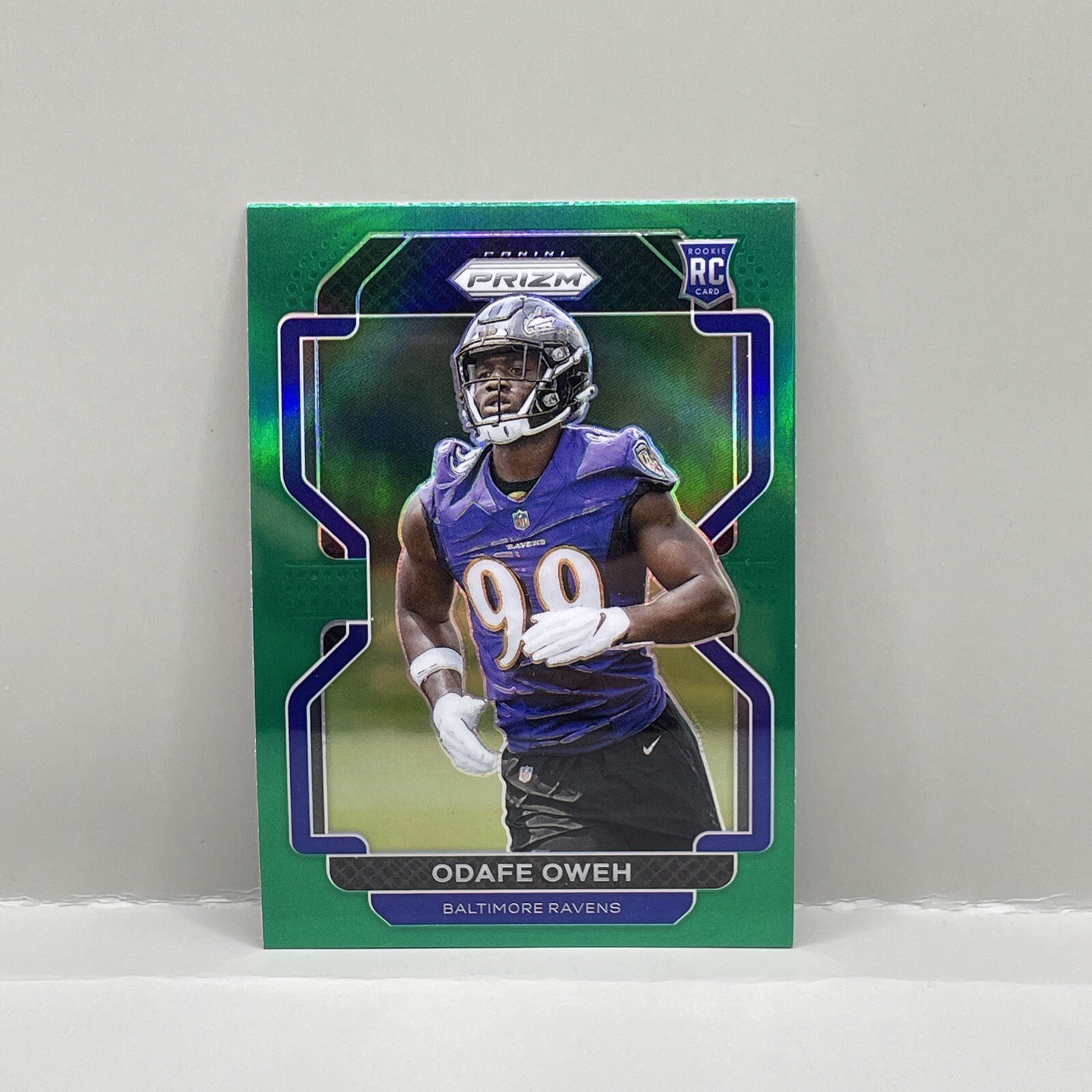 ODAFE OWEH 2021 Panini Prizm RC Rookie GREEN #380 RAVENS Penn State | eBay