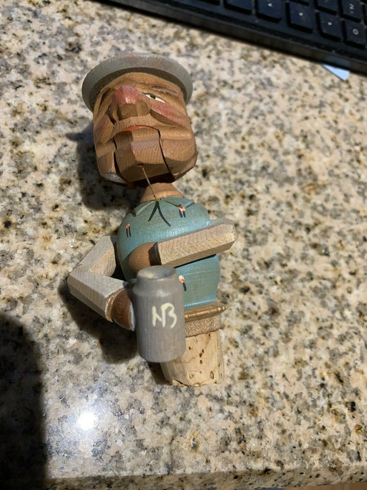 Vintage Spit 'N' Whittle Wine Bottle Stopper Oktoberfest Anri Italy | eBay