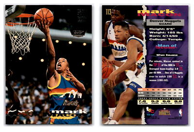 1993-94 Stadium Club Members Only #113 Mark Macon - Denver Nuggets ...