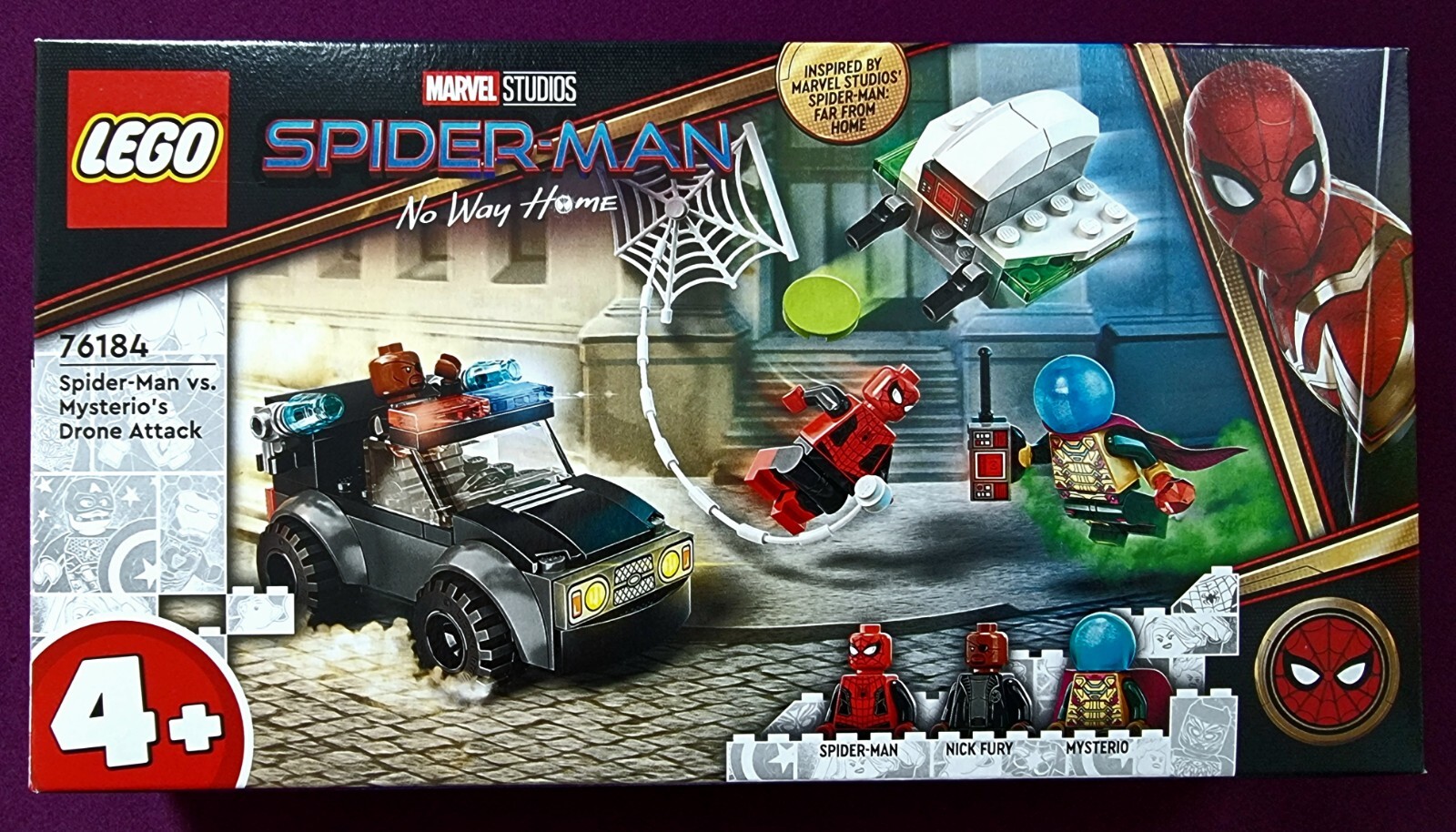 Lego 76184 Marvel Super Heroes Spider Man vs Mysterio s Drone Fury Rare ...