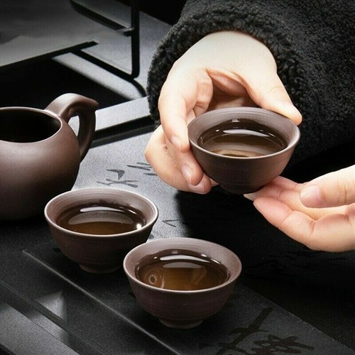 Chinese Porcelain Handmade Kung Fu Tea Set 8 Cups Bull Shaped Teapot ...