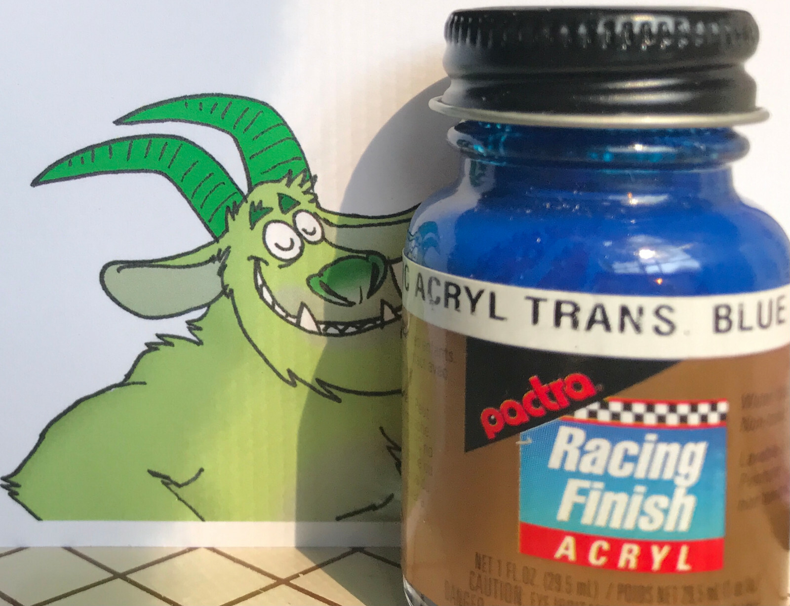Pactra Rc5302 Trans Blue 1 Oz. Acrylic Racing Finish Lexan Paint for ...