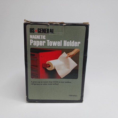 US General Magnetic Tool Box Paper Towel Holder (Red) | eBay