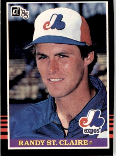 1985 Donruss Baseball Randy St. Claire Rookie . Montreal Expos #575 | eBay