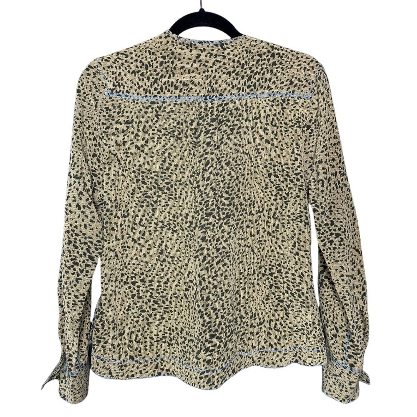 Rag and Bone Shields Top Cheetah Leopard Print Surpli… - Gem