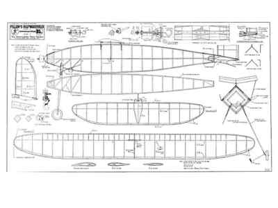1937 Wakefield Winner 46" Wingspan Model Airplane Printed Plans | eBay