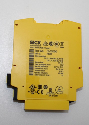 Sick Safety Controller FX3-CPU320002 ID-NR.: 1059305 | eBay.de