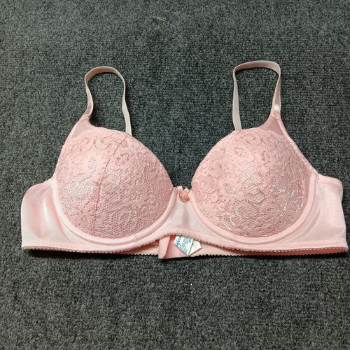 Bestform Bra Women 36B Pink Floral Lace Bow Underwired T Shirt | eBay