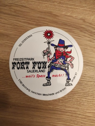 Freizeitpark FORT FUN Sauerland Aufkleber 10 cm Sticker | eBay.de