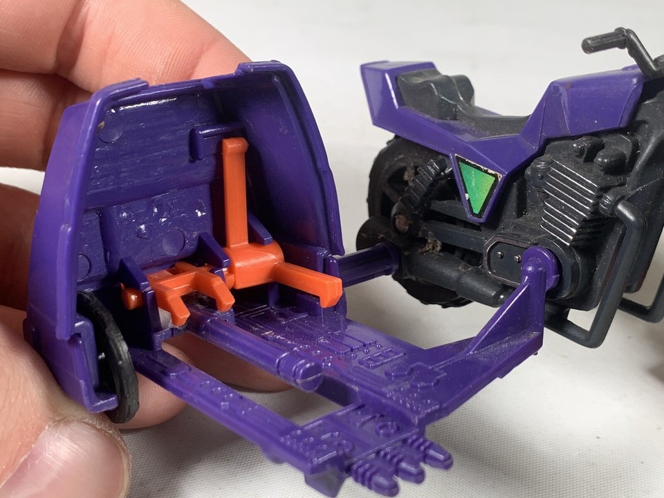 Vintage 1985 Kenner M.A.S.K. PIRANHA Motorcycle/Submarine Sly Rex With ...
