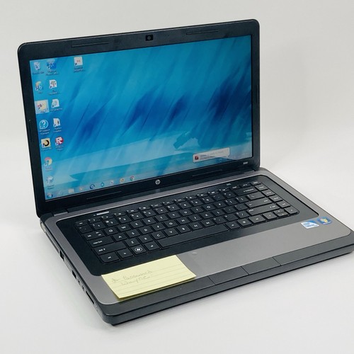 HP 2000 Laptop 584037-001 Tested Working With Charger Disc Drive ...