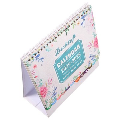 Simple Desk Calendar Floral Desktop Monthly Planner Decorative Tabletop ...