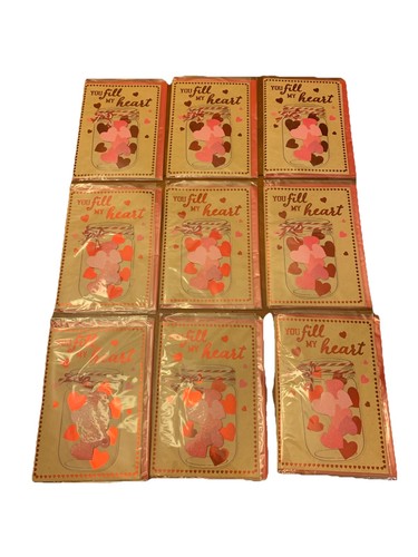 Voila Valentines Cards with Envelopes~Lot of 9~You Fill My Heart~NOS ...