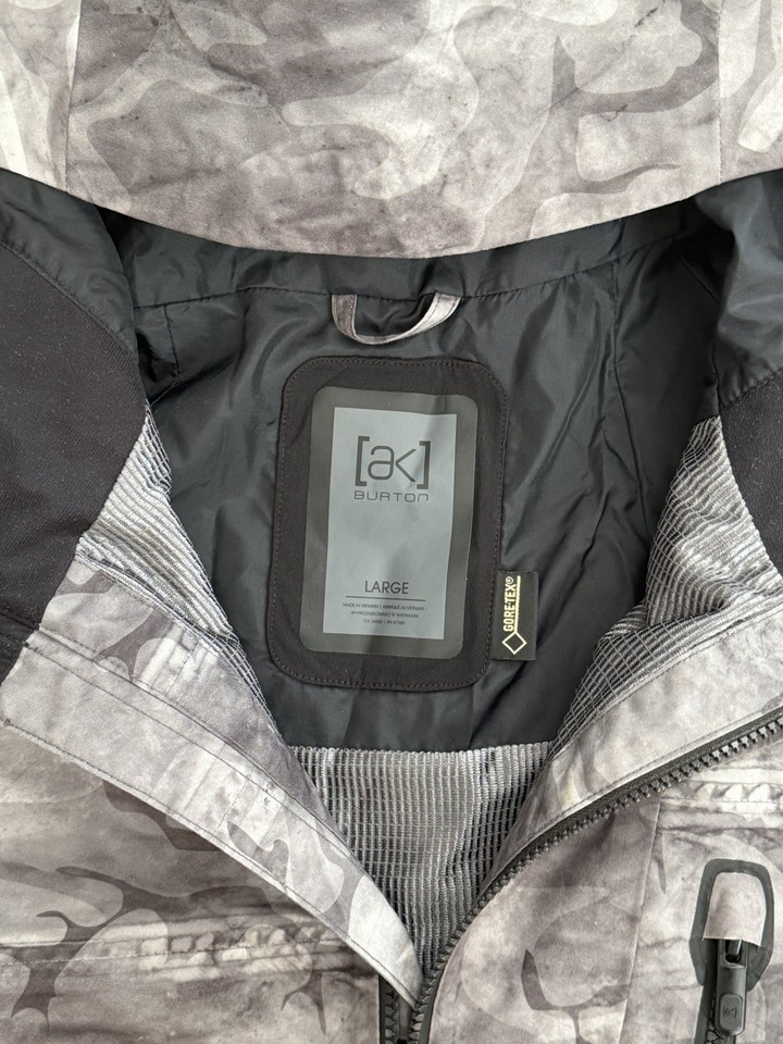 Burton AK Cyclic Snowboard Jacket Men's Size Large Gore-Tex 2L Shell ...