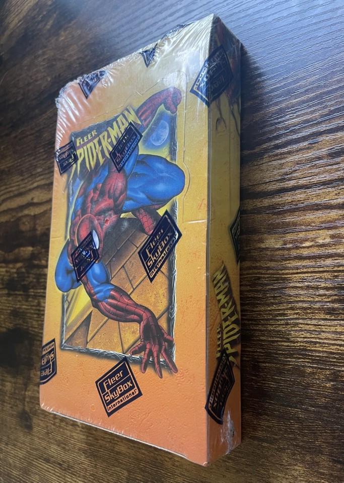 1997 FLEER SKYBOX MARVEL SPIDER-MAN TRADING CARDS HOBBY BOX NEW SEALED ...