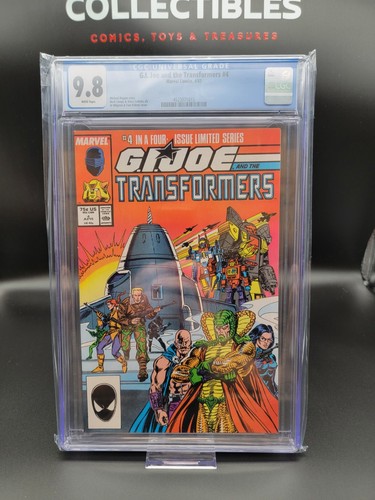G.I. Joe and the Transformers #4 CGC 9.8 Larry Hama Combined Shipping ...