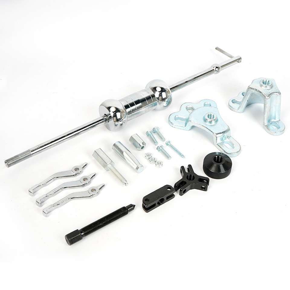 NEW Slide Hammer Dent Puller Tool Kit Wrench Adapter Axle Bearing Hub ...