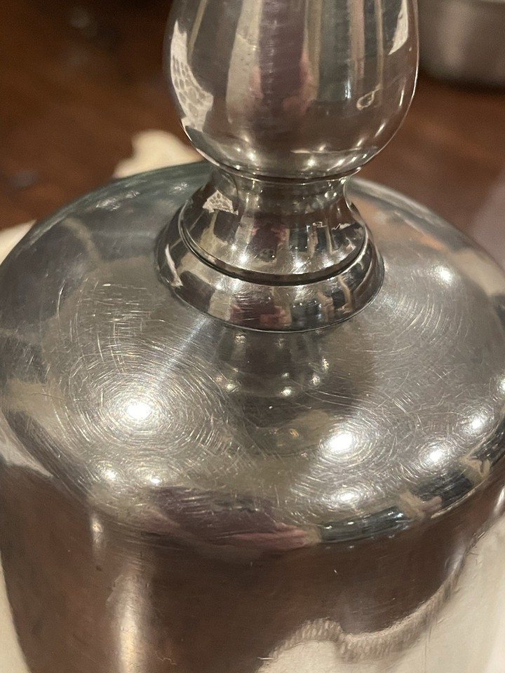 Pewter Water Wine Goblet 6 1/2" with Cloth Bag (10 Available) | eBay
