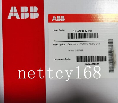 #2831--ABB 1SDA038323R1 Motor 100/130V E1/6 new in box | eBay