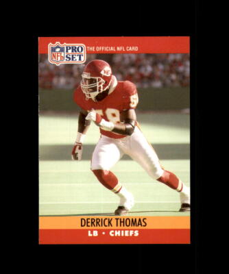 DERRICK THOMAS FOOTBALL CARD KANSAS CITY CHIEFS PRO SET 1990 #536 | eBay
