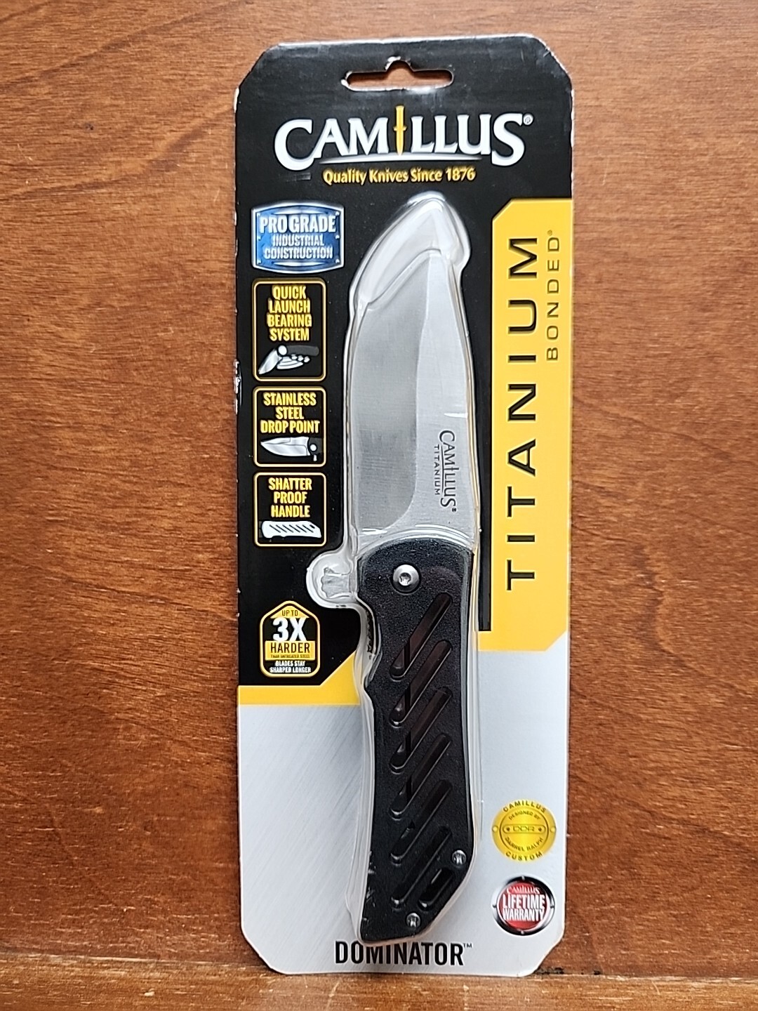 Camillus Dominator Titanium Bonded Folding Knife 19396 NEW Open ...