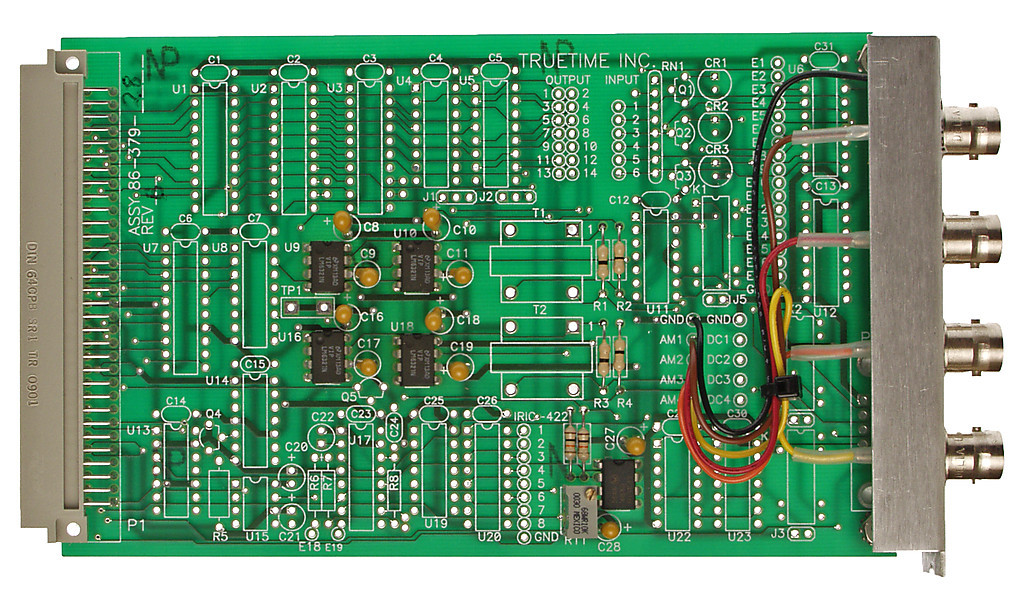 TrueTime Symmetricom 86-379-28 XL-DC 4x BNC IRIG-B AM Timecode ...