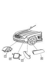 Genuine Mopar Lamp-side Marker 68312507AA for sale online | eBay