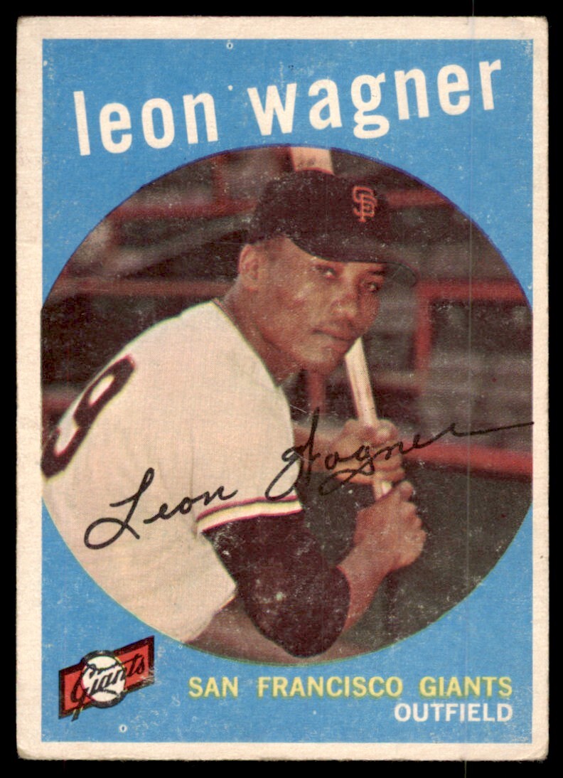 1959 TOPPS LEON WAGNER SAN FRANCISCO GIANTS #257 | eBay