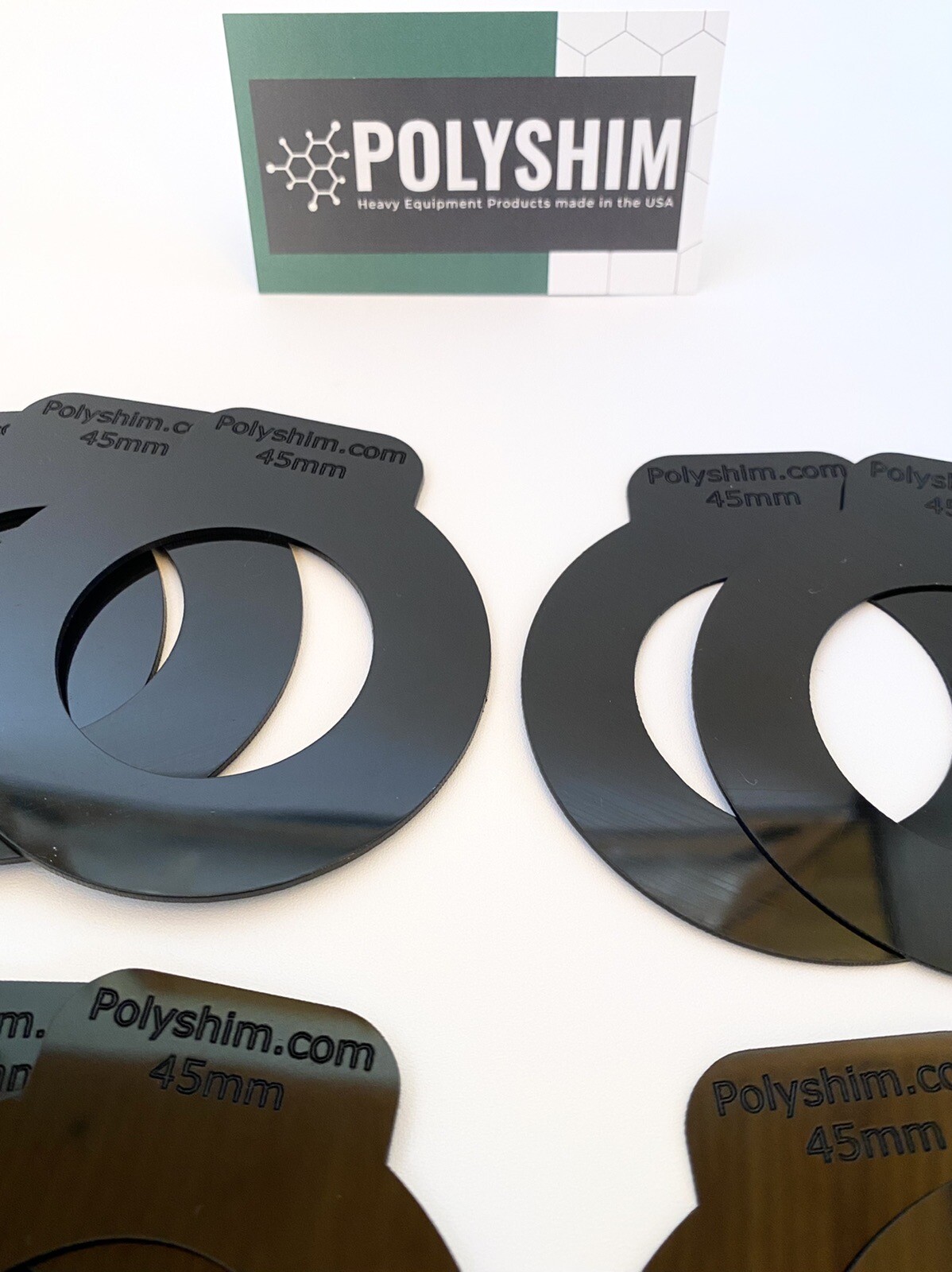 Bucket Pin Shim Kit 45mm for Excavator And Skid Steer. Cat Bobcat Deere ...