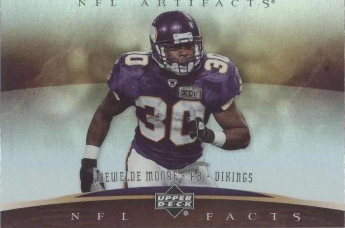 2007 Upper Deck Artifacts - Nfl Facts Mewelde Moore #NF-ME for sale ...
