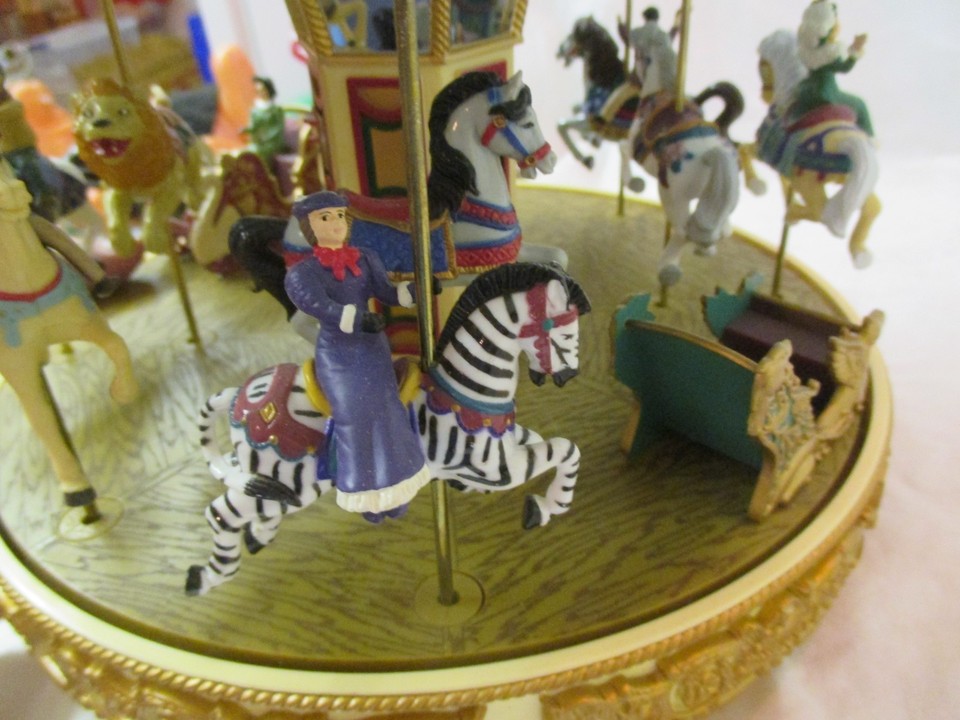 Mr. Xmas Christmas Carousel Musical | eBay