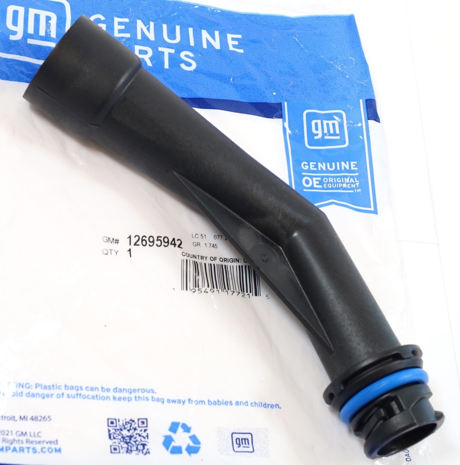 2017-2025 Silverado Sierra L5P Duramax Engine Oil Filler Neck Tube GM ...