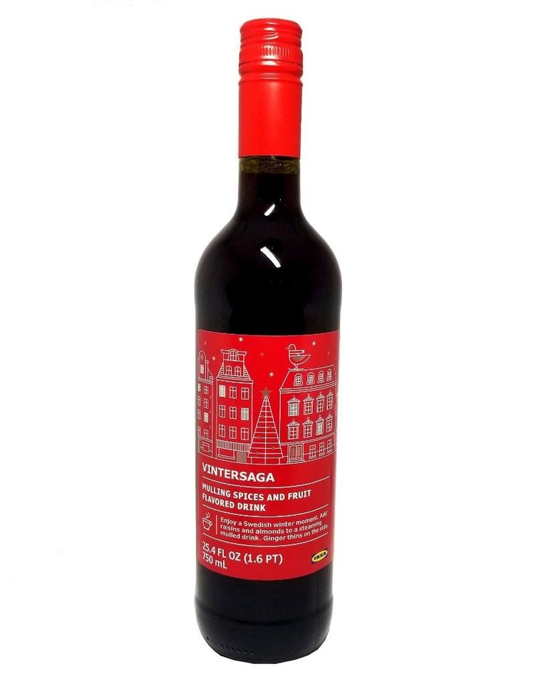 IKEA Glogg Winter Vintersaga Mulled Beverage Sweden 25.4 Fl. Oz.X 2 w ...
