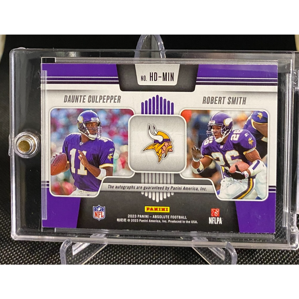 2023 Absolute Daunte Culpepper & Robert Smith Historical Duals Auto HD ...