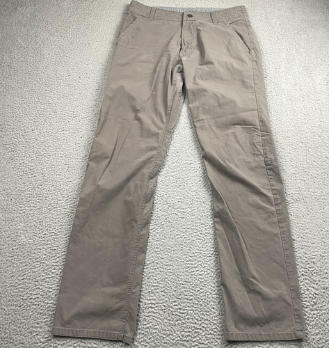 Kuhl Slax Pants Mens 32x34 Brown Enduro Fabric Lightweight Hiking ...