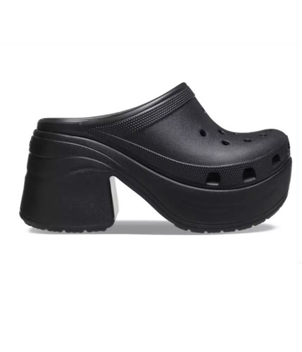Crocs Siren Clog Black Chunky Heel Platform Women’s Size 10 NEW | eBay