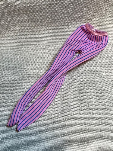 1983 Mattel Barbie Skipper Great Shape 7417 Pink Blue Striped Leggings ...