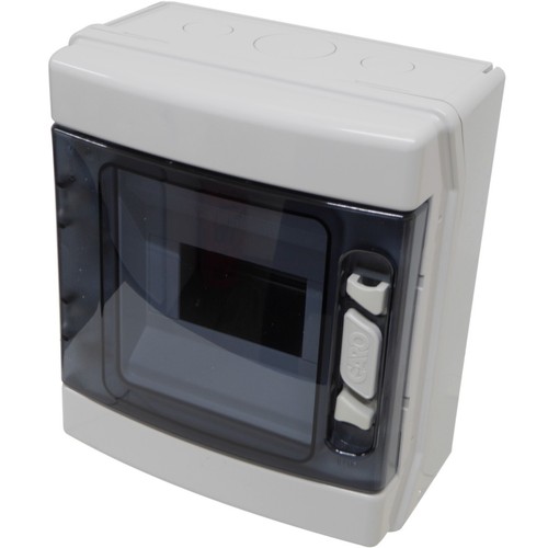 6 Way Consumer Unit DIN Rail Distribution Enclosure Box IP65 ...