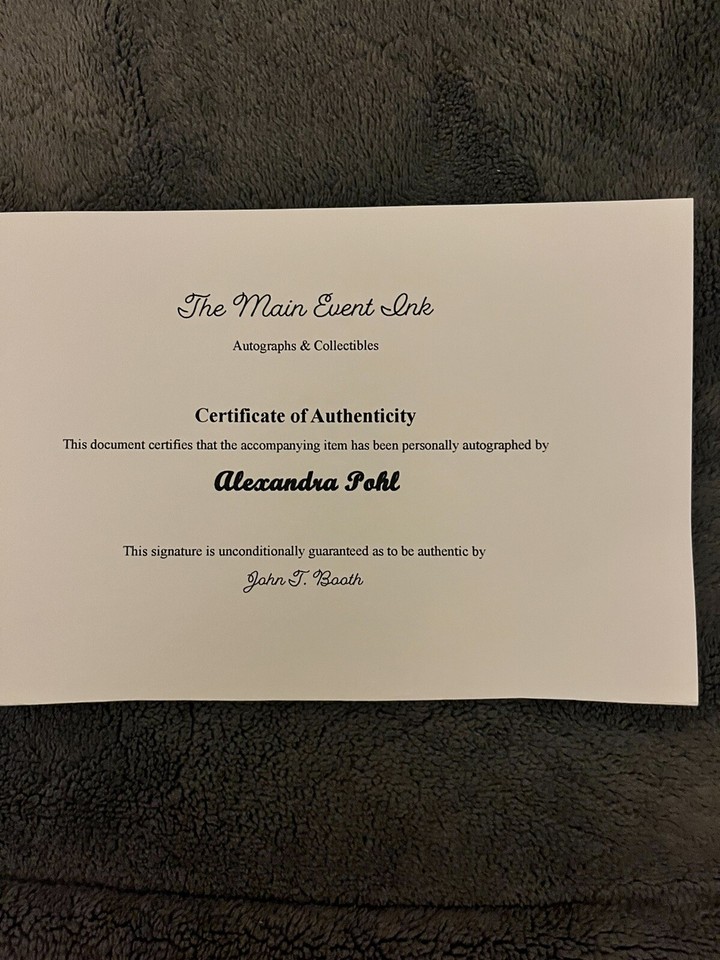 Alexandra Pohl Sports Illustrated 8x10 Signed Photo | eBay